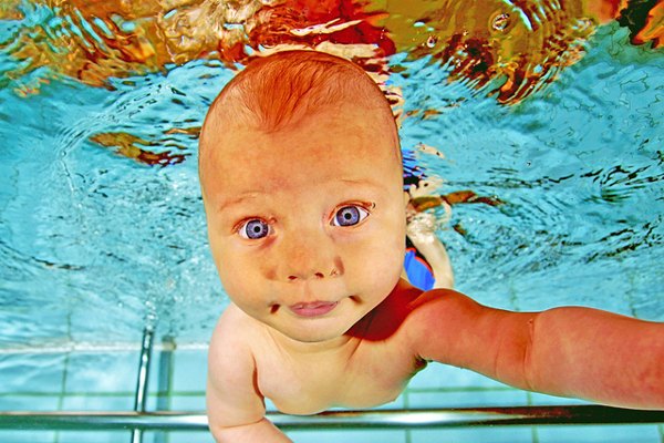 Cute Water Baby Wallpaper